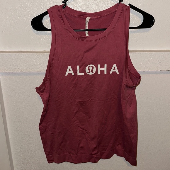 lululemon athletica | Tops | Rare Lululemon Hawaii Exclusive Aloha Tank ...
